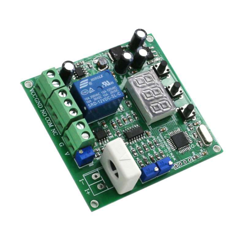 Jual Linear Current Detection Sensor DC 0-10A Digital Display Module di ...