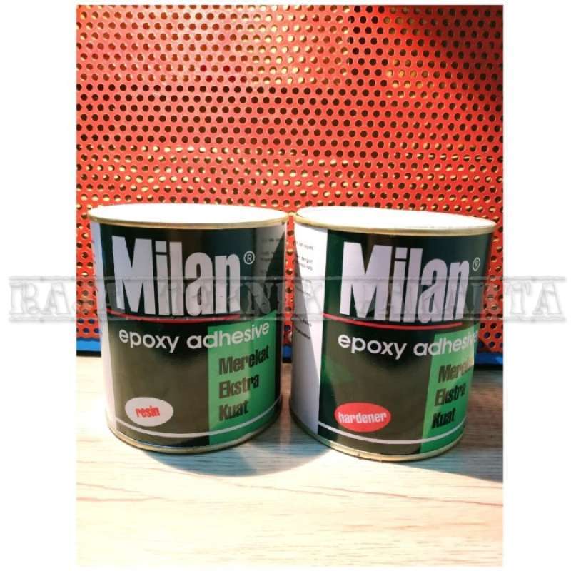 Promo Lem Epoxy Milan Multifungsi Dua Komponen Resin Hardener Kaleng ...