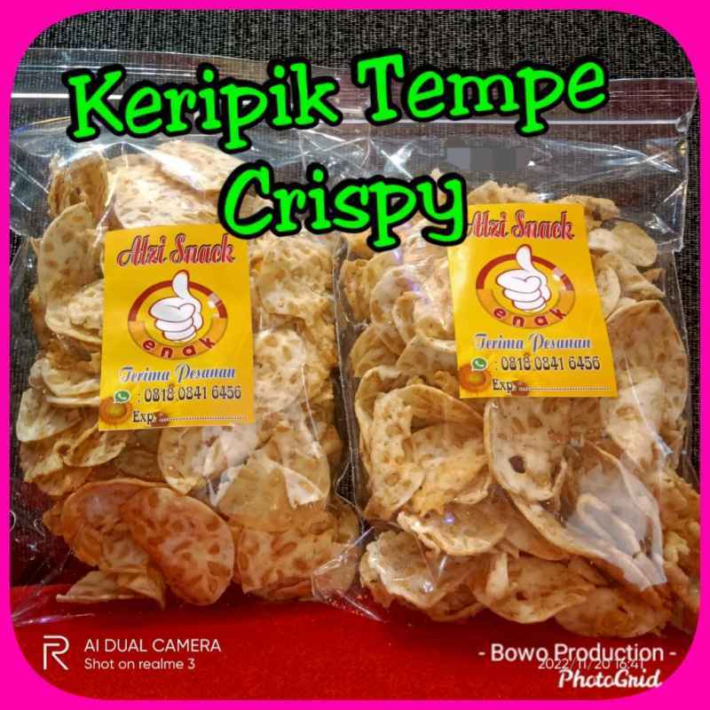 Promo Keripik Tempe Crispy Diskon 20% di Seller Alzihealt12 - Kab ...