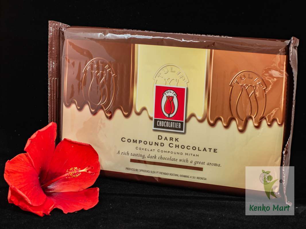 Jual Tulip Dark Chocolate Compound 1 Kg di Seller Kenko Mart - Kelapa ...