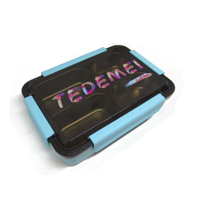 Promo Tedemei TEMPAT MAKAN STAINLESS 6592 - biru Diskon 40% di Seller ...