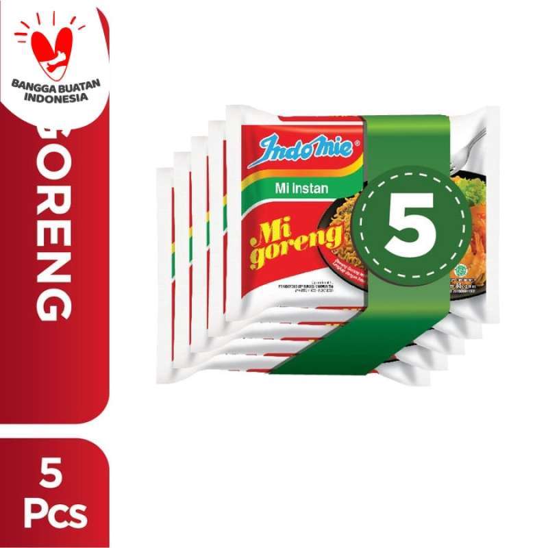 Promo Indomie Goreng Mie Instan [80 G/ 5 Pcs] Diskon 25% Di Seller ...