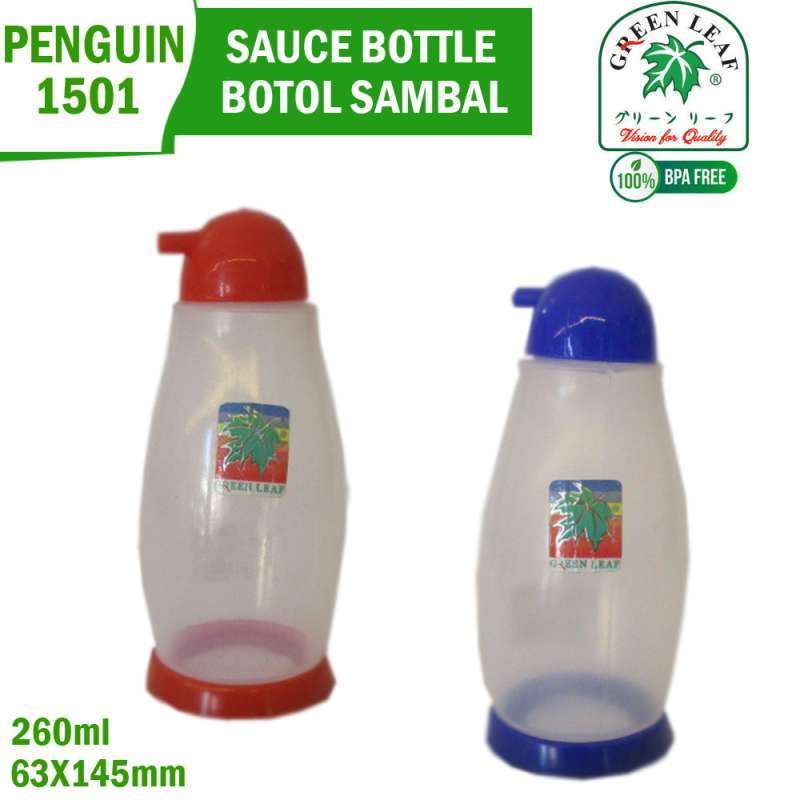 Jual GREEN LEAF 1501 - PENGUIN - SAUCE BOTOL - BOTOL SAMBAL di Seller ...