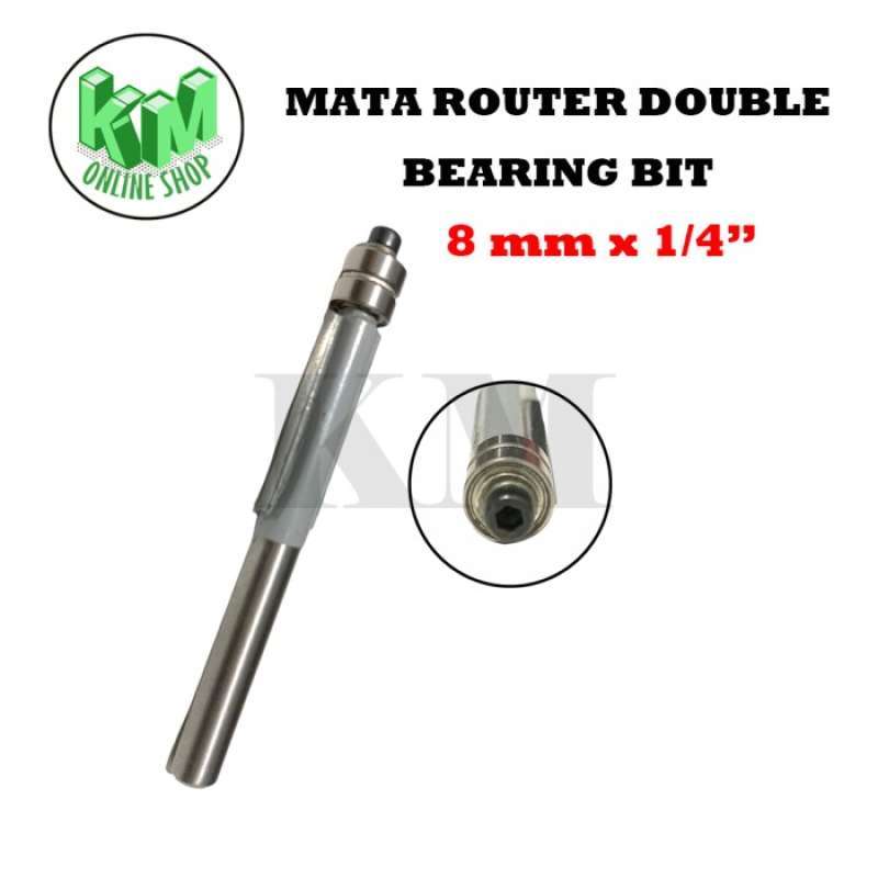 Promo Mata Router Double Bearing Bit 8Mm X 1/4 Diskon 16% di Seller ...