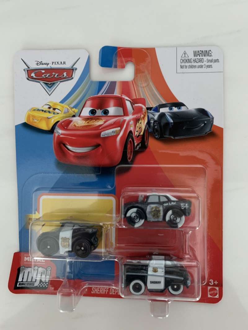 Promo Disney Pixar Mini Racers 3 Pack Sheriff Deputies Series Diskon 17 ...