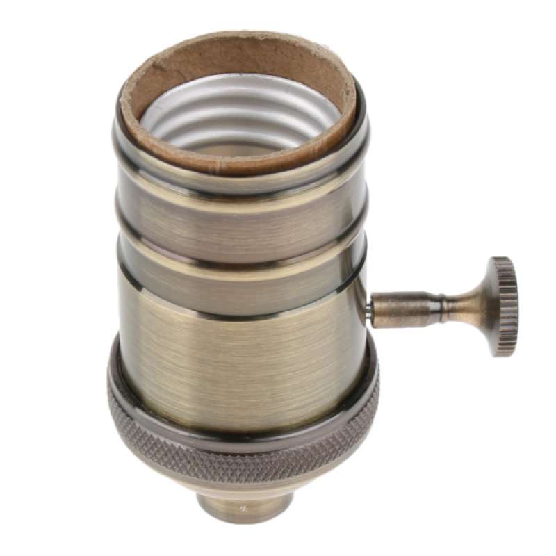 Jual Vintage Copper Light Socket, Retro E27 Pendant Lamp Copper Holder ...