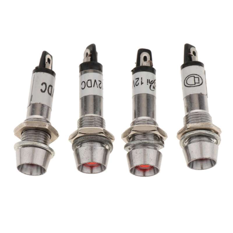 Jual Ati 8mm 12v Ac Dc Led Signal Indicator Light Power Indicator Signal Lamp - Red Di Seller ...