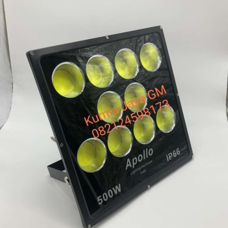Promo Apollo Kap Lampu Sorot LED COB 500watt / Flood light Apollo COB 500w Diskon 23% di Seller ...