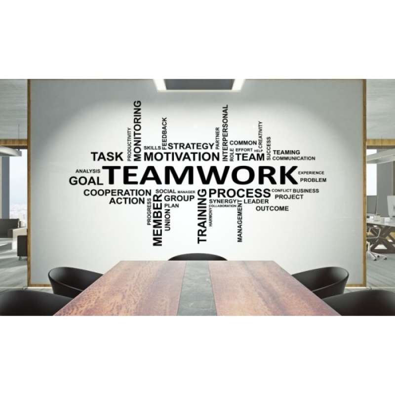 Jual Wall Sticker Dinding Teamwork Big Size Kantor / Rumah / Sekolah di ...