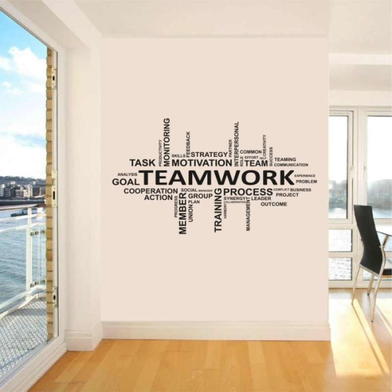 Jual Wall Sticker Dinding Teamwork Big Size Kantor / Rumah / Sekolah di ...