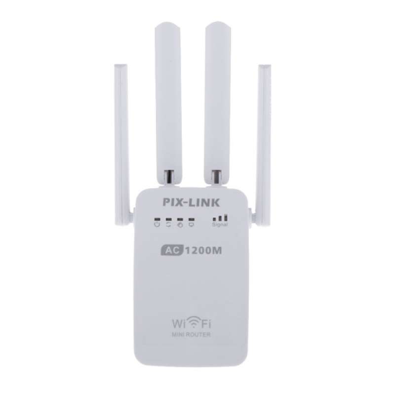 Promo AC1200 Dual Band Wifi Repeater Router 2.4 / 5GHz Wireless Range ...