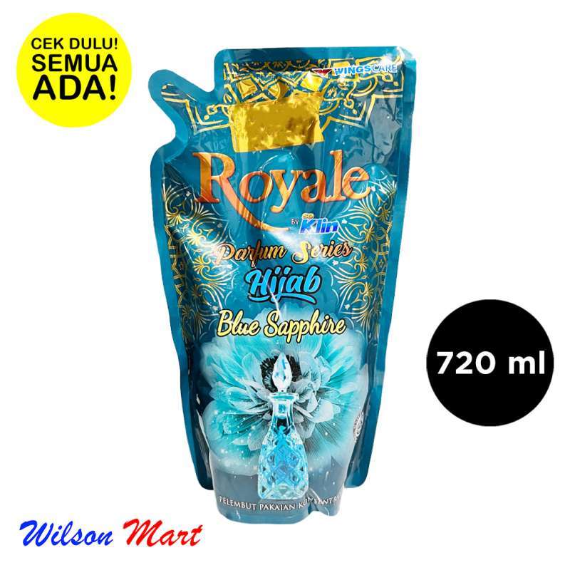 Jual So Klin Royale Parfum Series Hijab Blue Sapphire 720 Ml Refill Di ...