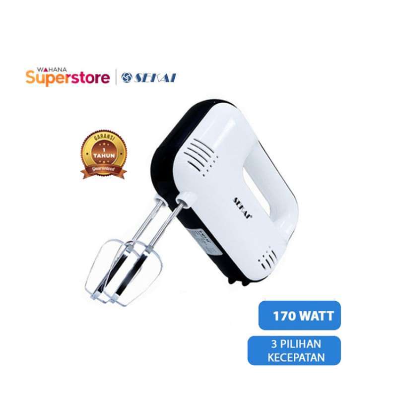Promo Sekai Hand Mixer Fast Cooling System - MX680H | MX-680 H Putih ...