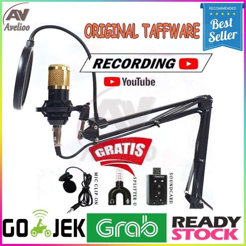 Promo Limited Microphone Mic Kondenser Bm 800 Paket Recording / Stand ...