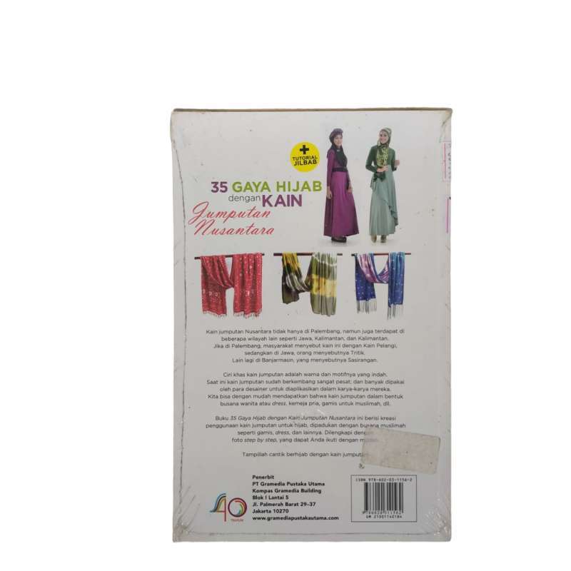 Jual Buku 35 Gaya Hijab Dengan Kain Jumputan Nusantara Tutorial Jilbab ...