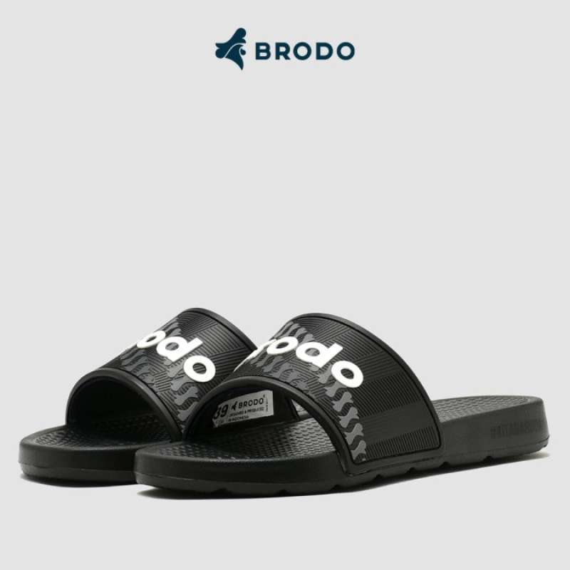 Promo Brodo - Sandal Garuda Slide Black Bs - 44 - 41 Diskon 16% Di ...
