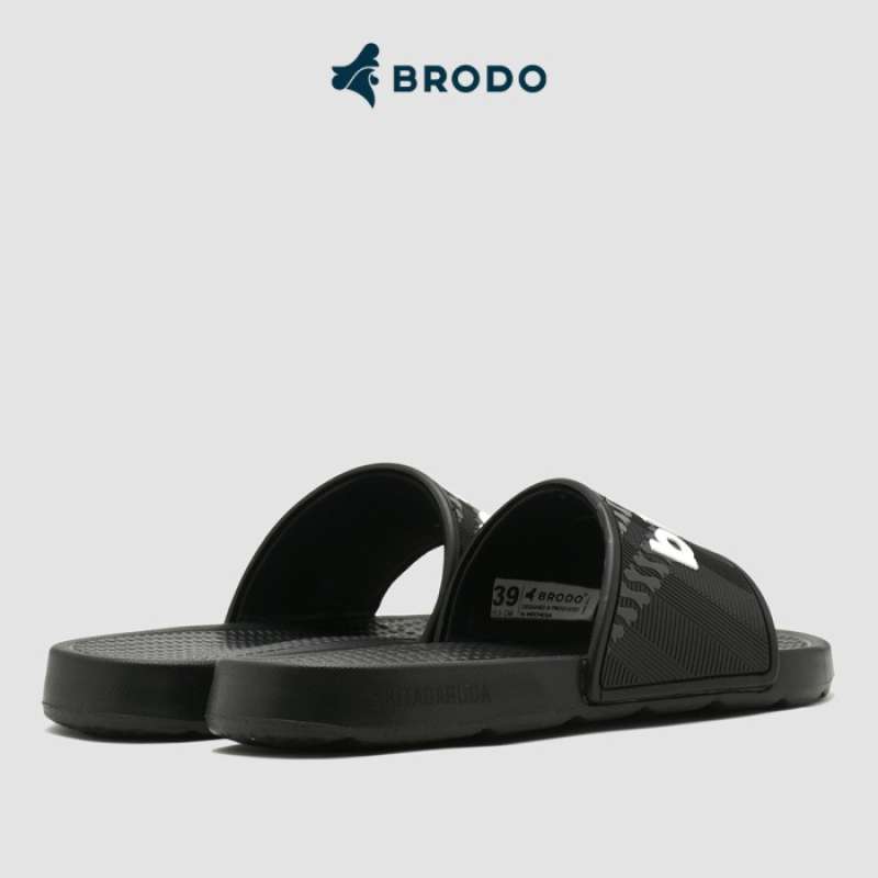 Promo Brodo - Sandal Garuda Slide Black Bs - 44 - 41 Diskon 16% Di ...
