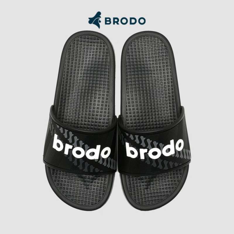 Promo Brodo - Sandal Garuda Slide Black Bs - 44 - 41 Diskon 16% Di ...