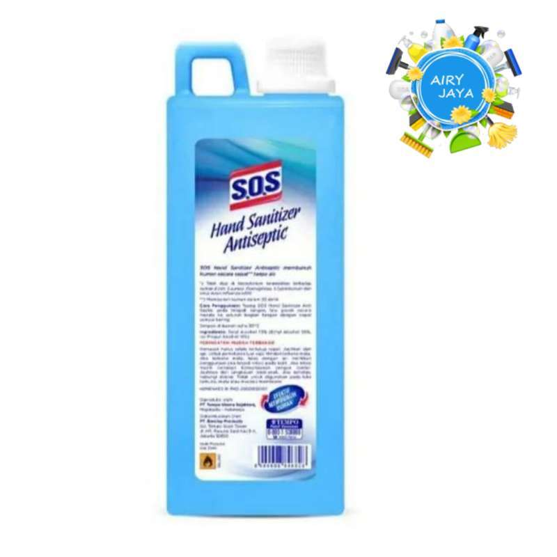 Jual Sos Hand Sanitizer Antiseptic Botol Refill 1000ml Di Seller Airy ...