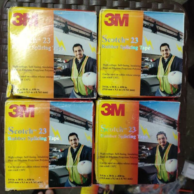 Promo Isolasi Listrik 3M Scotch 23 Rubber Original Diskon 23% di Seller ...