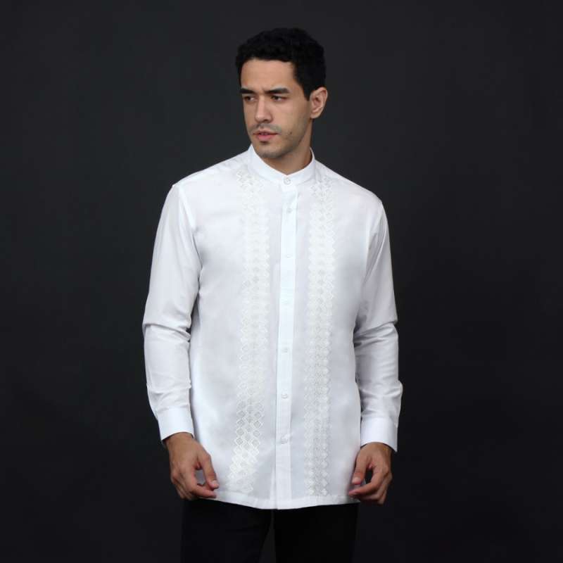 Jual Promo Casella Baju Koko Pria Lengan Panjang | Baju Koko Putih ... Jual Promo Casella Baju Koko Pria Lengan Panjang | Baju Koko Putih ...