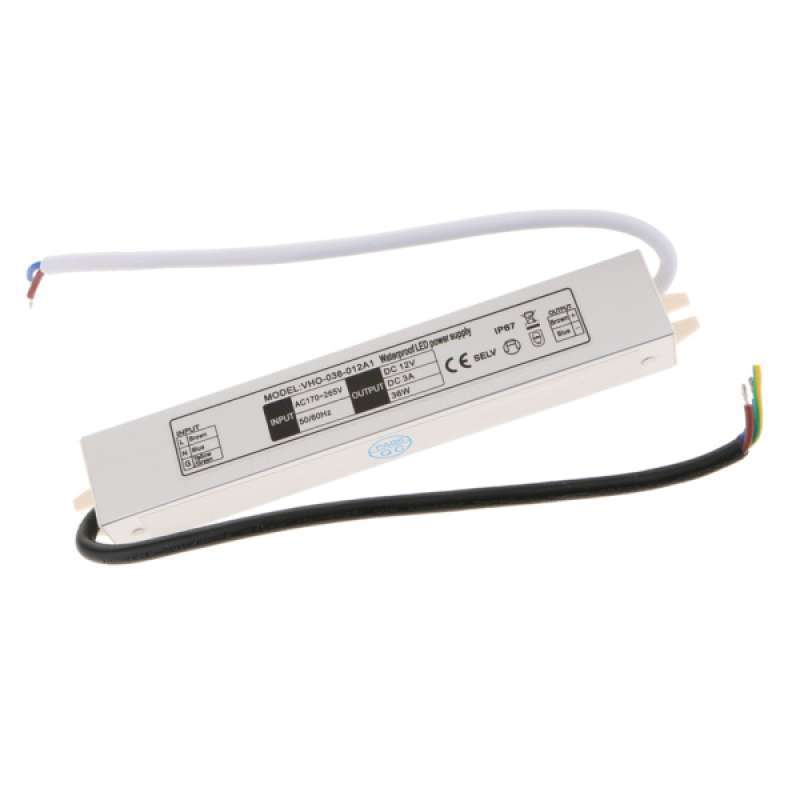 Promo 36W 3A 12V Led Drive Power Light Bar Module IP67 LED Switch Power ...