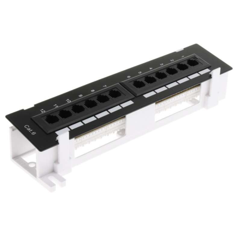 Jual 12-port Cat5e/6 Utp Lan Wall Mount Patch Panel Surface Wall Mount ...