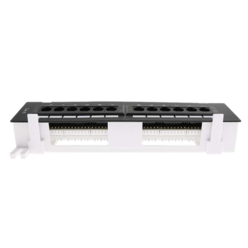Jual 12-port Cat5e/6 Utp Lan Wall Mount Patch Panel Surface Wall Mount ...