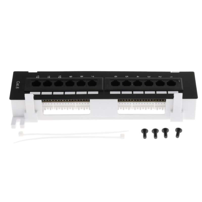 Jual 12-port Cat5e/6 Utp Lan Wall Mount Patch Panel Surface Wall Mount ...