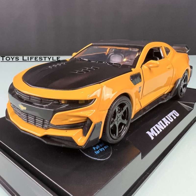 Promo Miniauto Chevrolet Camaro 2016 Bumble Bee Skala 1:32 Diskon 17% ...