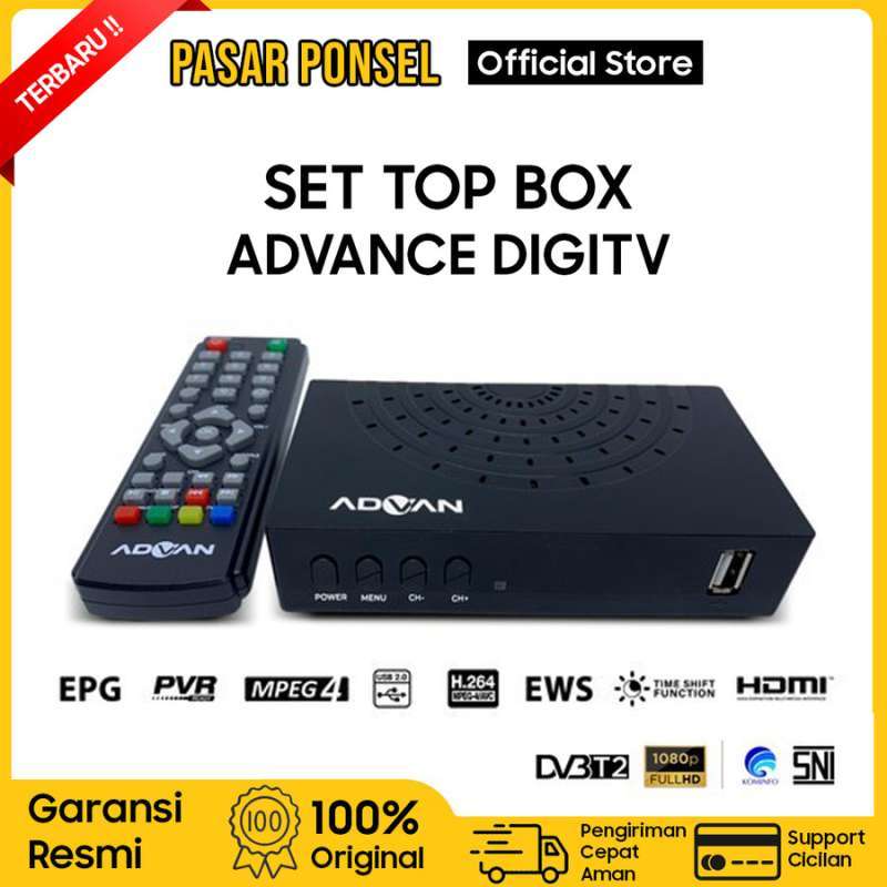 Promo ADVANCE DIGITV SET TOP BOX FULL HD 1080p GARANSI RESMI Diskon 4% ...