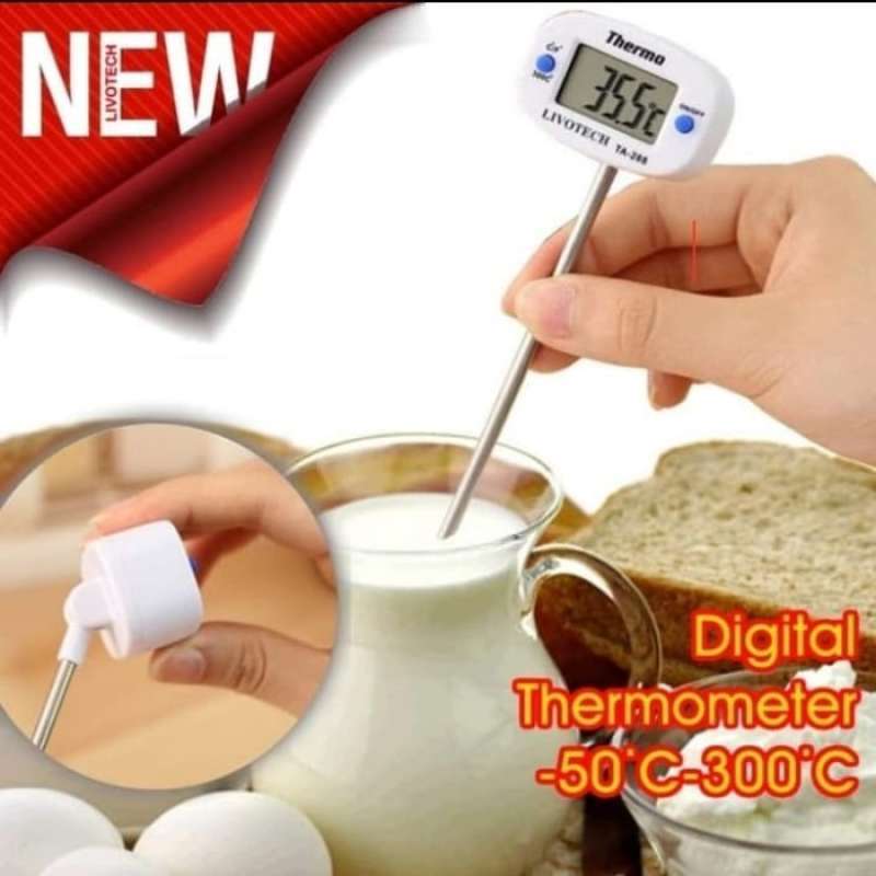 Promo Thermometer Probe Ta288 Pemantau Suhu Masakan, Air, Obat Diskon ...