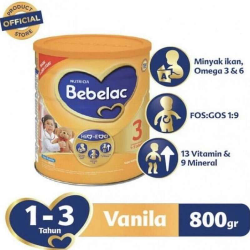Jual Bebelac 3 Rasa Vanilla Dan Madu 800gram Di Seller Meedina Corner ...