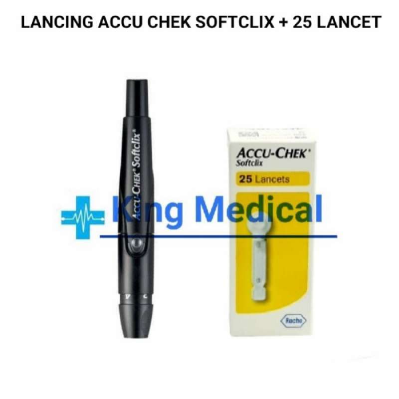 Jual Accu Check Softclix / Pen Lancet Original + Lancet 25 Di Seller ...
