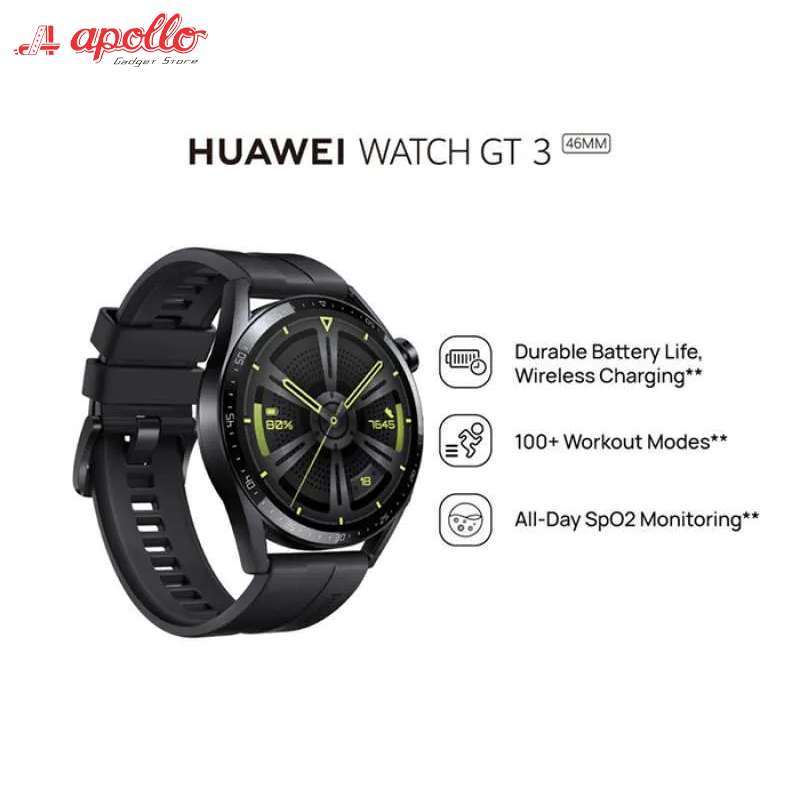Promo Huawei Watch Gt 3 [46mm] Smartwatch Diskon 17% Di Seller Apollo ...