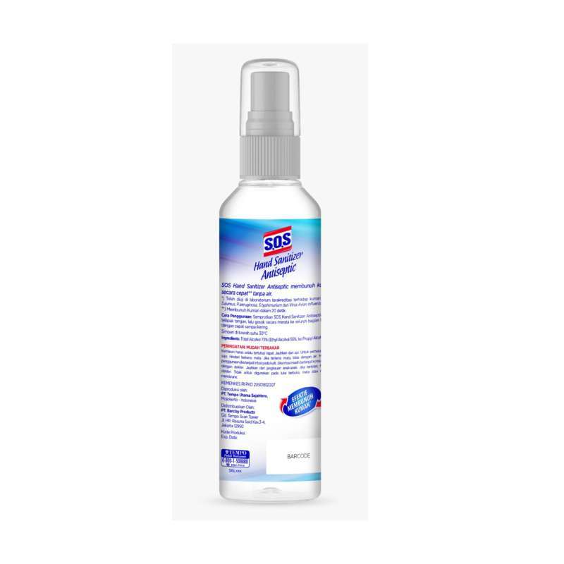 Jual SOS Hand Sanitizer Spray [100 mL] di Seller MMOK SHOP - Pademangan ...