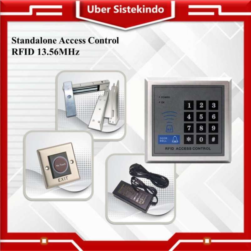 Jual Free Ongkir Paket Access Door Standalone Rfid Card & Pin Access ...