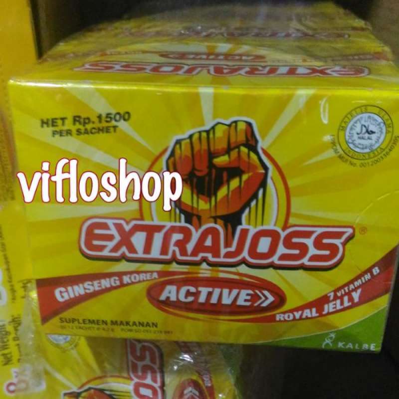 Jual Kalbe Extra Joss Active Minuman Kesehatan [12 Sachet] Halal di ...