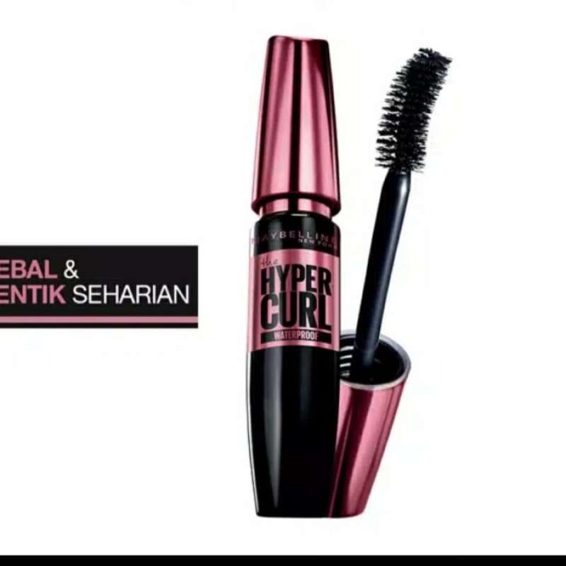 Jual Maybelline Volum Express Hyper Curl Black Waterproof Mascara di ...