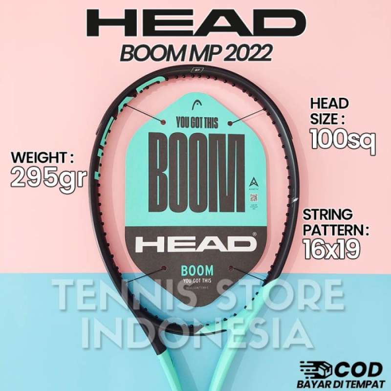 Jual Raket Tenis Head Boom Mp 100 Sq / 295 Gr 2022 Original di Seller ...
