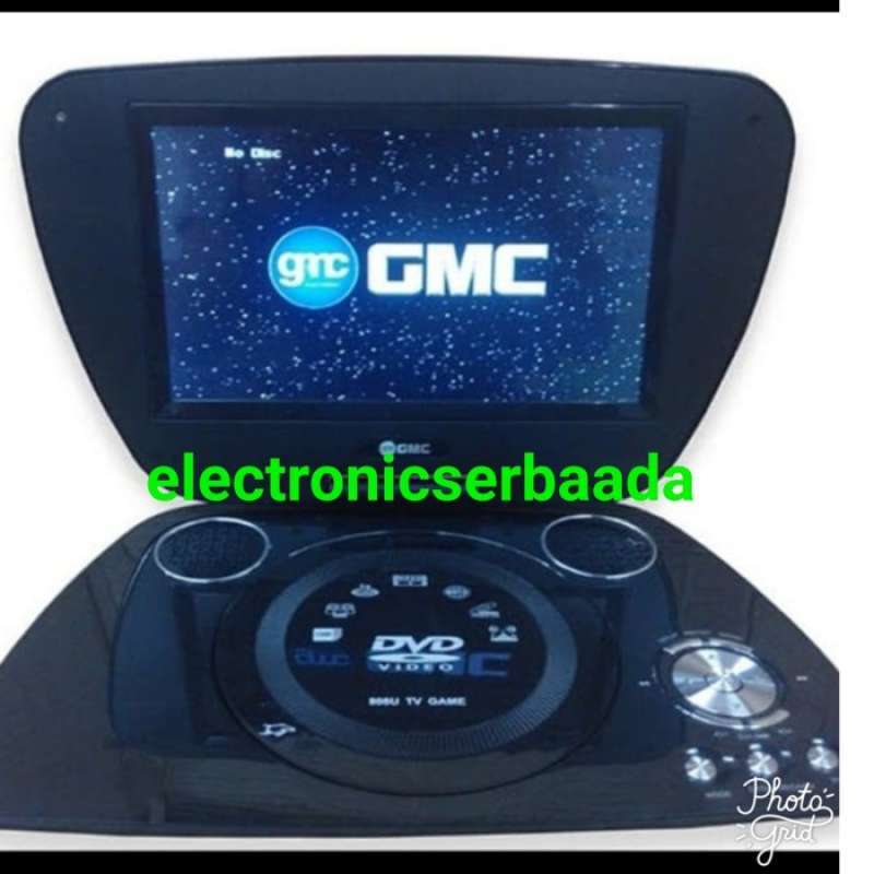 Promo PORTABLE DVD GMC 9,8 INCHI DVD PORTABLE CD DVD VCD USB GMC Diskon ...