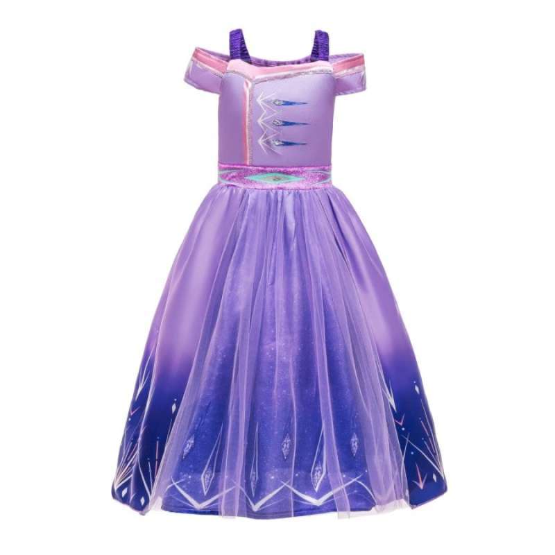 Jual BELI BAJU KOSTUM DRESS COSTUME ELSA FROZEN 2 UNGU PRINCESS CG81 di ...