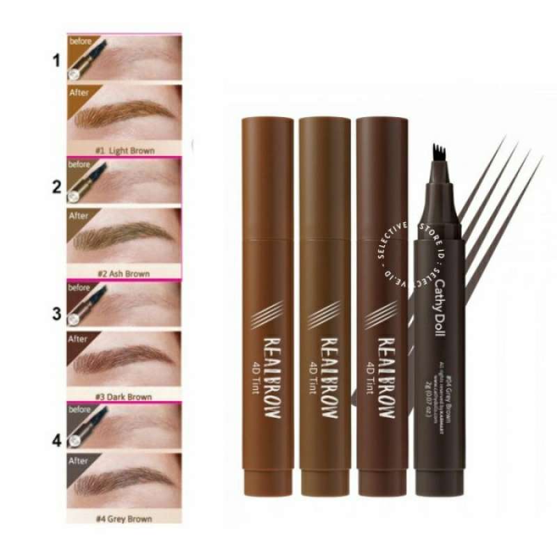 Jual Cathy Doll Real Brow 4D Tattoo Tint / Eyebrow Tint di Seller ...