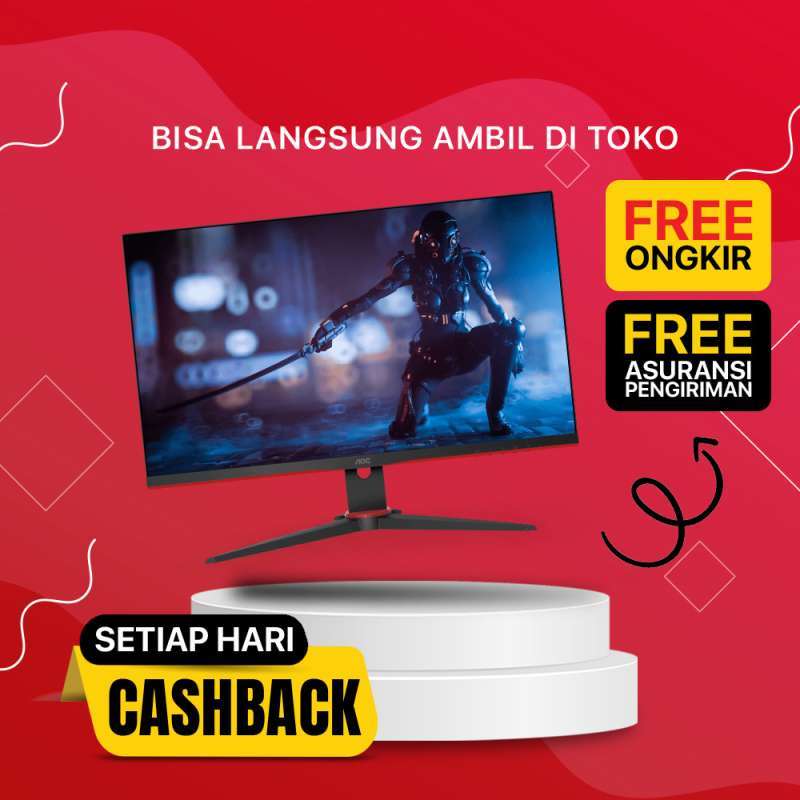 Jual Monitor Gaming AOC 27G2SE 27 FHD VA 165Hz 1ms AdaptiveSync HDR ...
