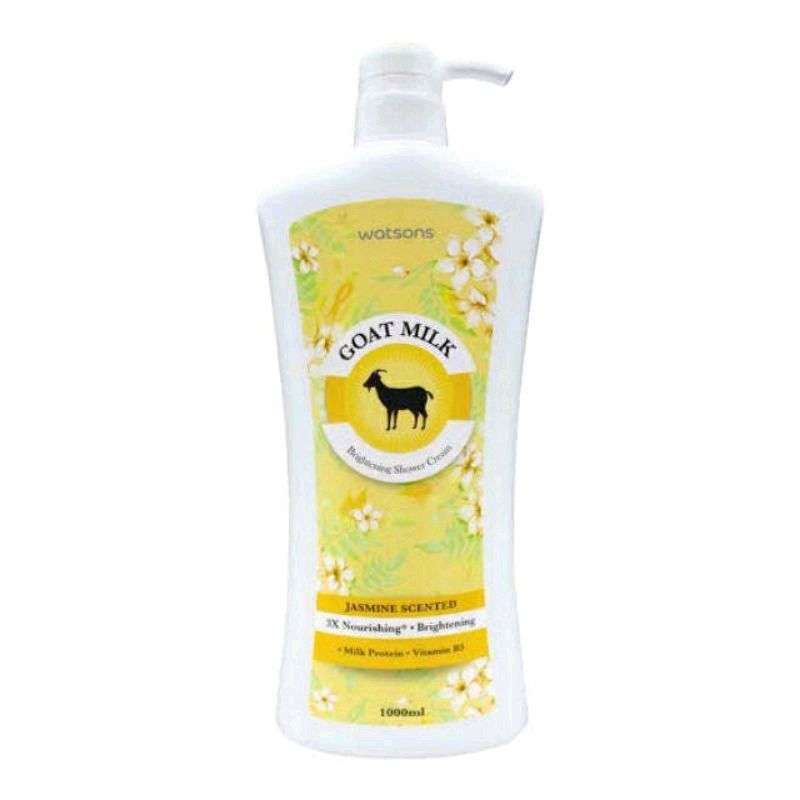 Jual WATSONS SHOWER CREAM GOAT MILK 1000ML/ 1LITER SABUN MANDI KAMBING ...