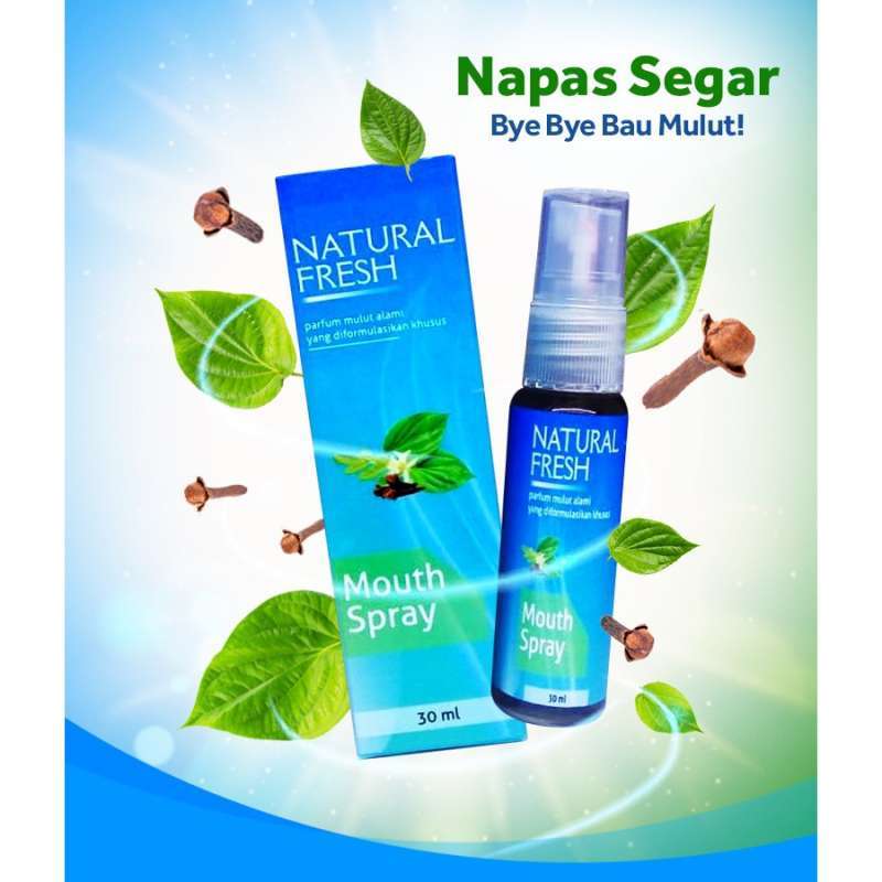Jual NATURAL FRESH Pengharum Mulut - MOUTH SPRAY - Parfum Bau Mulut ...