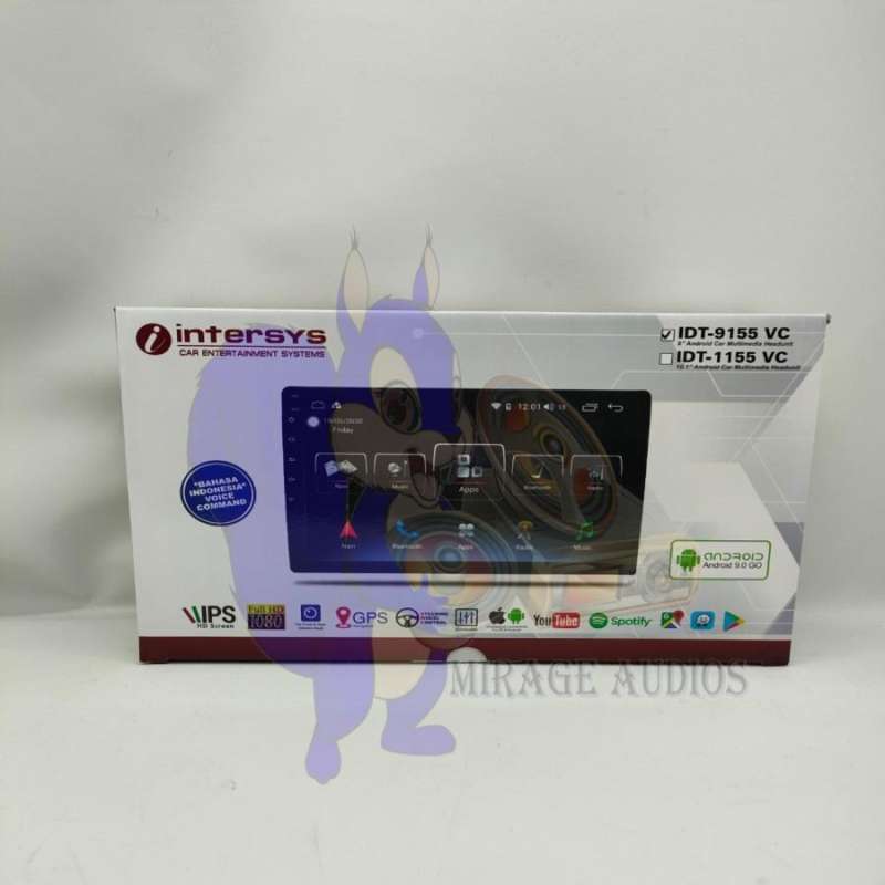 Jual Head Unit Android Intersys IDT 9155VC 9 Inch Voice Command Carplay for Xpander Pajero di ...