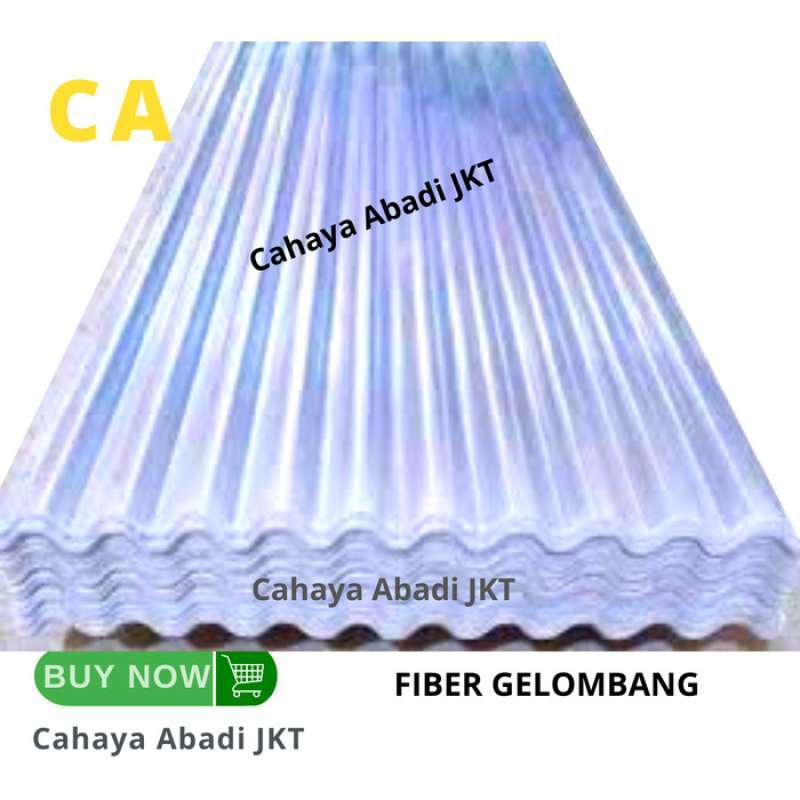 Jual Atap Fiber Gelombang Kecil Transparan Bening di Seller Erazel ...