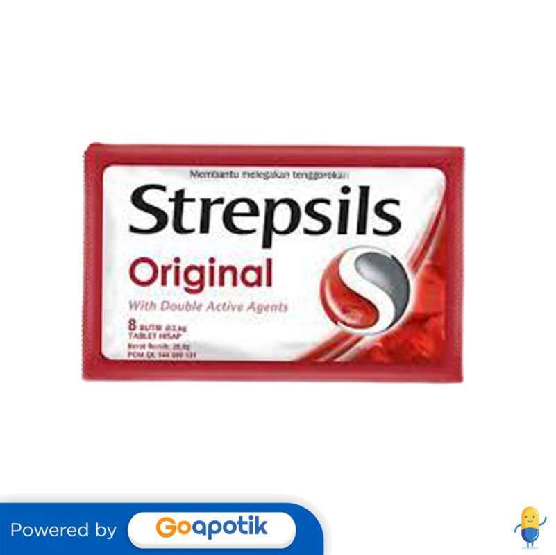 Jual Strepsils Original Sachet 8 Tablet Di Seller Apotek Enggal Waras ...