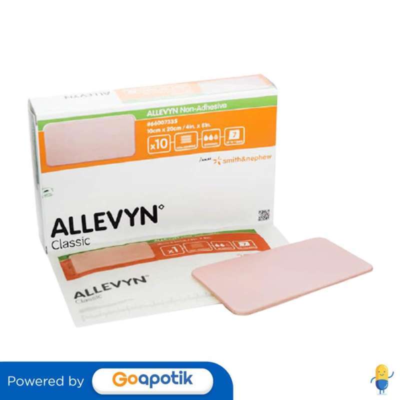 Jual ALLEVYN NON ADHESIVE 10 X 20 CM BOX 10 PCS di Seller Apotek ...